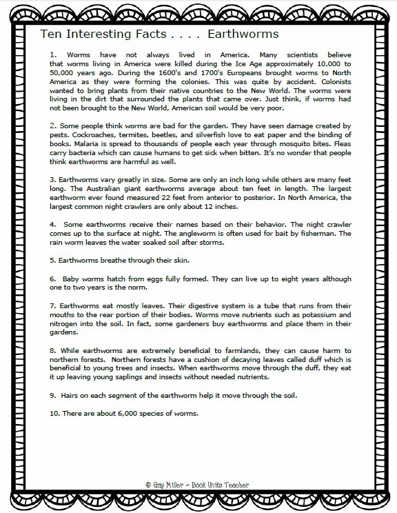 Ten Interesting Facts Worms Book Units Teacher ten-interesting-facts-worms-book-units-teacher